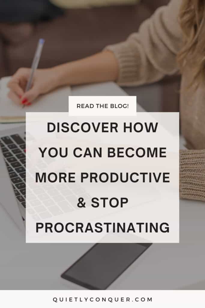 Managing Procrastination: Take Back Your Time & Energy