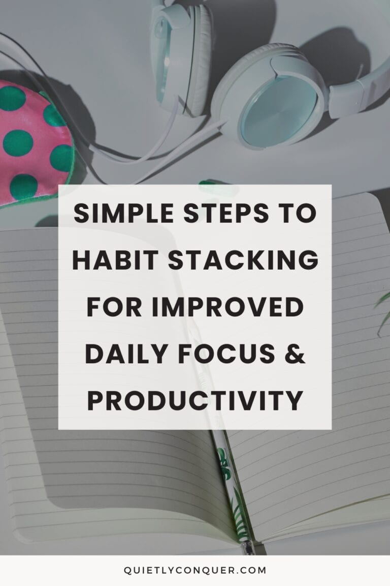 Discover Habit Stacking For Better Productivity