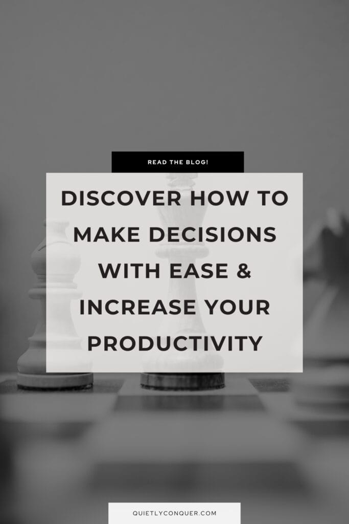 Decision Making Tips for Procrastinators