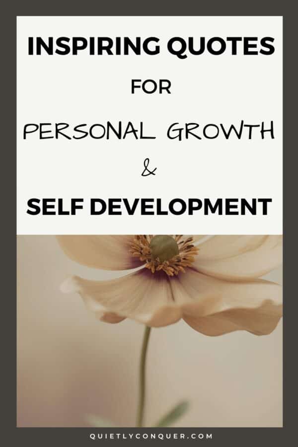 Inspiring Quotes for Personal Growth & Self-Development